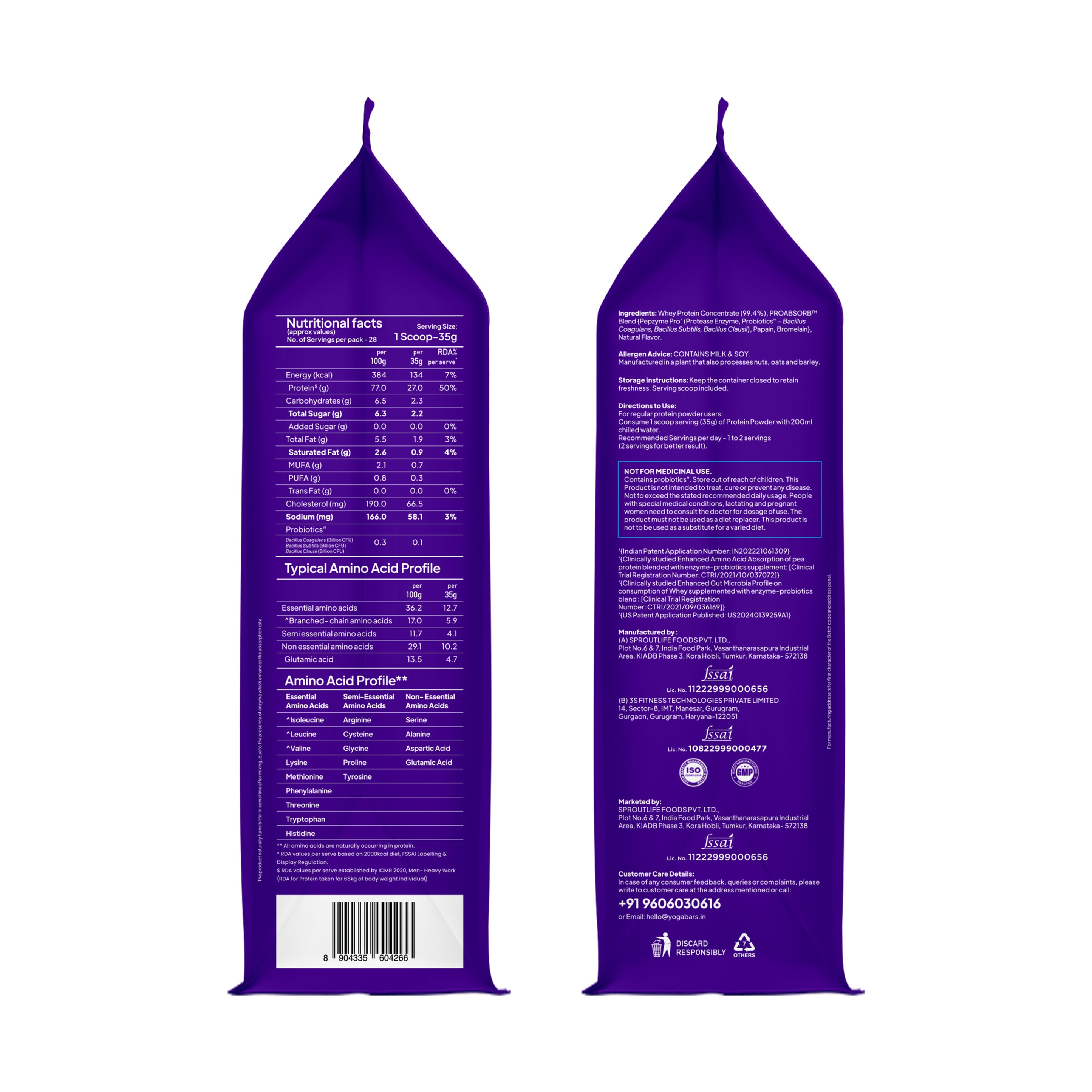 Yogabar Pro Clean - Whey Protein Concentrate – Yoga Bars